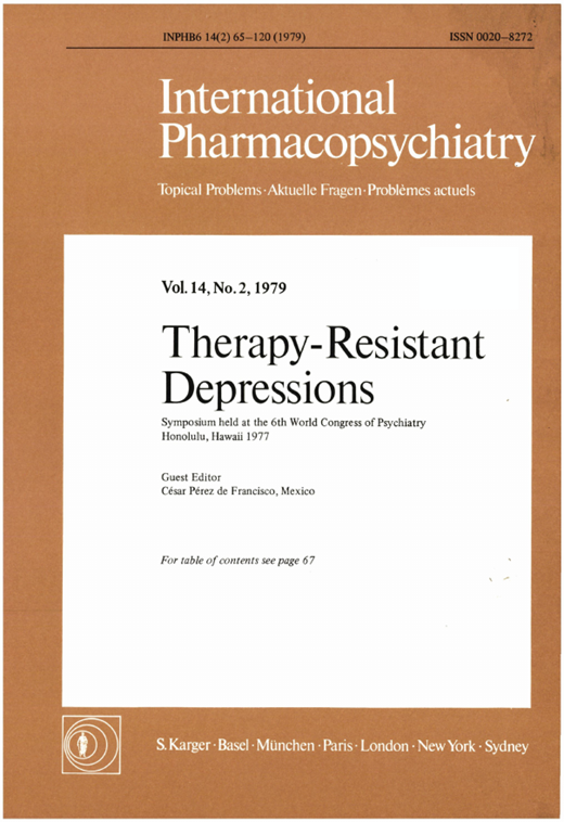 Therapy Resistant Depressions: The Diagnostic Aspect | International ...