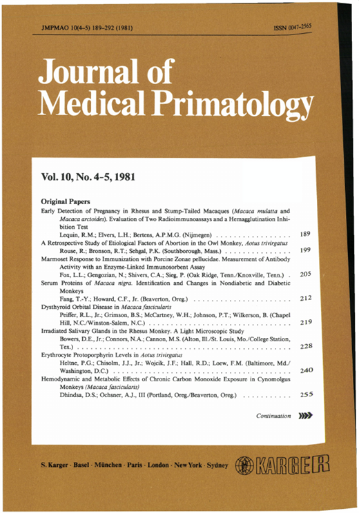 Prolonged in utero Retention and Mummification of a Macaca mulatta ...