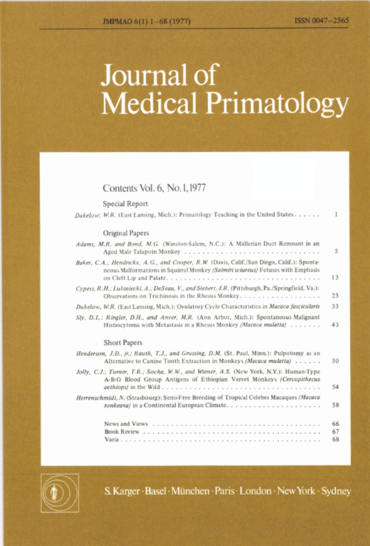 Observations on Trichinosis in the Rhesus Monkey | Journal of Medical ...