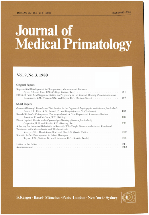 Effect of Folic Acid Supplementation on Pregnancy in the Squirrel ...