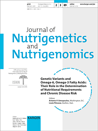 Title Page / Table of Contents | Journal of Nutrigenetics and ...