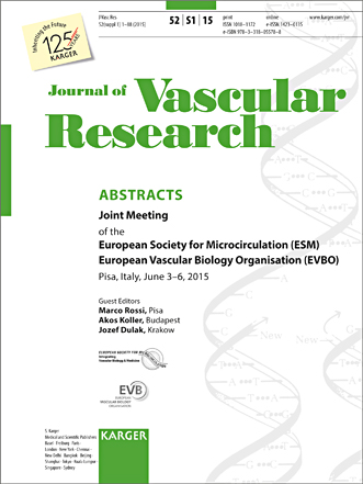 Title Page | Journal of Vascular Research | Karger Publishers