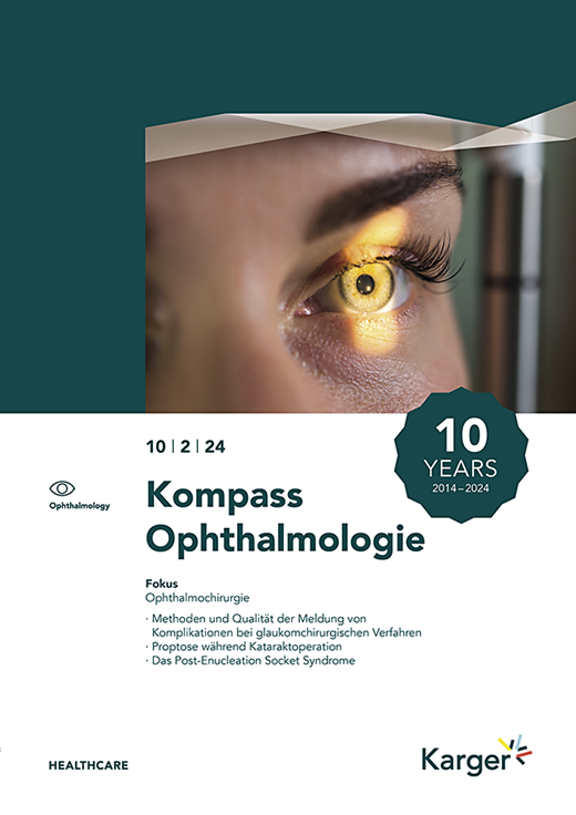 Ophthalmochirurgie | Kompass Ophthalmologie | Karger Publishers