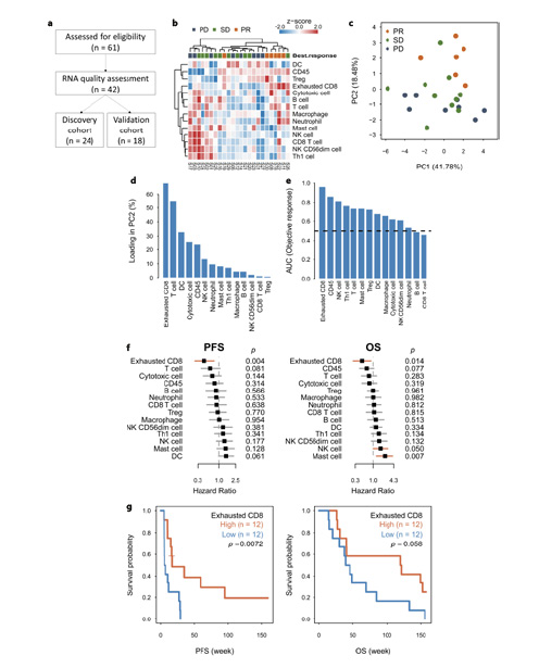 Exploring Markers of Exhausted CD8 T Cells to Predict Response to ...