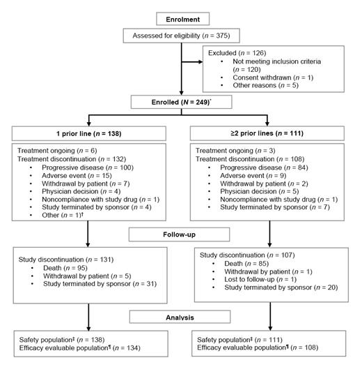 Tislelizumab in Patients with Previously Treated Advanced ...