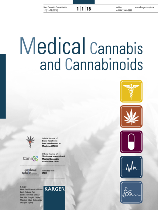 Volume 1 Issue 1 | Medical Cannabis and Cannabinoids | Karger Publishers