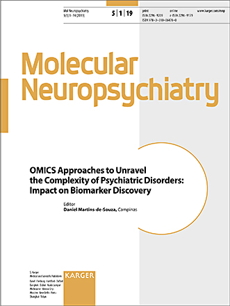 OMICS Approaches to Unravel the Complexity of Psychiatric Disorders: Impact on Biomarker ...