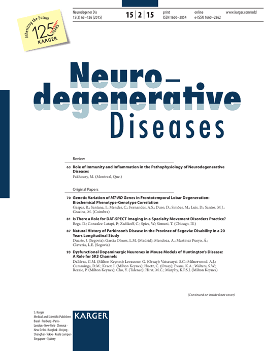 Natural History of Parkinson's Disease in the Province of Segovia ...