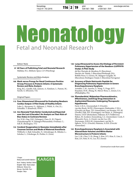 60 Years of Publishing Fetal and Neonatal Research | Neonatology ...