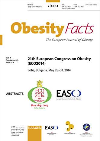21th European Congress on Obesity (ECO2014), Sofia, Bulgaria, May 28-31 ...
