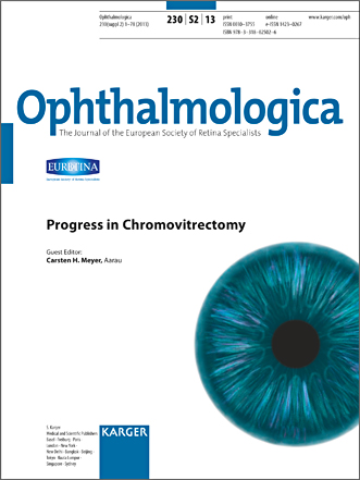 Progress in Chromovitrectomy: ’Staining Alive‘ | Ophthalmologica ...