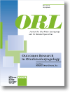 Outcomes Research in Pediatric Otolaryngology | ORL | Karger Publishers