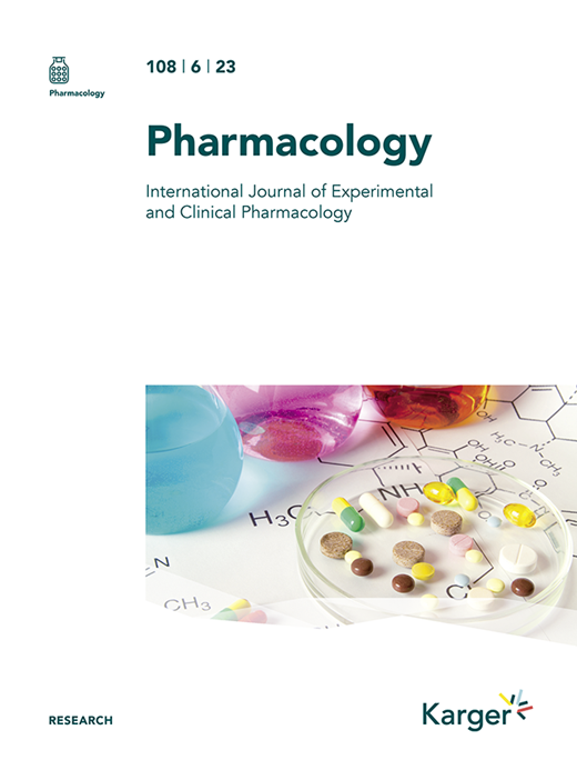 Volume 108 Issue 6 | Pharmacology | Karger Publishers