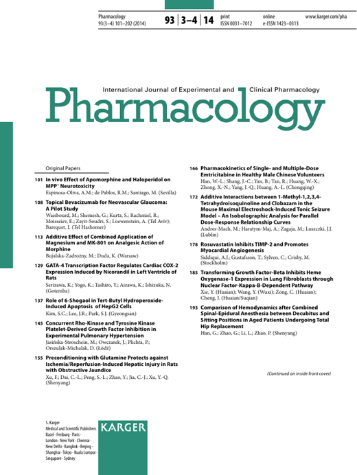 Additive Effect of Combined Application of Magnesium and MK-801 on ...