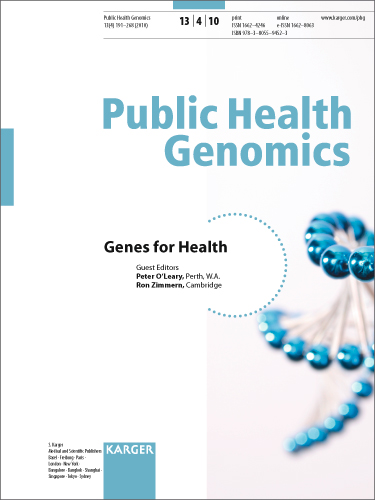 On Track? Using the Human Genome Epidemiology Roadmap | Public Health ...