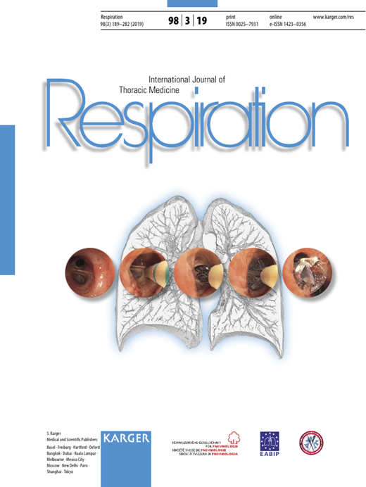 Volume 98 Issue 3 | Respiration | Karger Publishers
