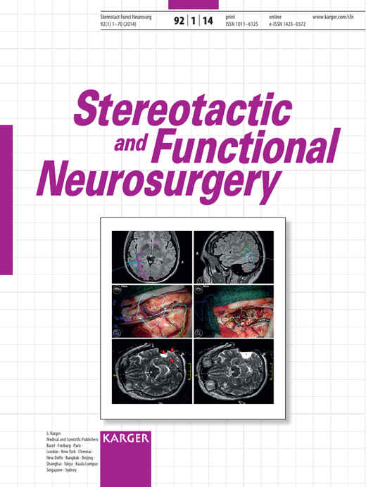 Frameless Stereotactic Functional Neuronavigation Combined with ...