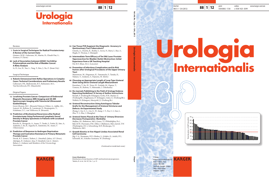 Volume 88 Issue 1 | Urologia Internationalis | Karger Publishers