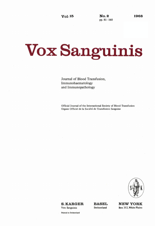 A Case of Lewis Negative ‘Bombay’ Blood Type | Vox Sanguinis | Karger ...