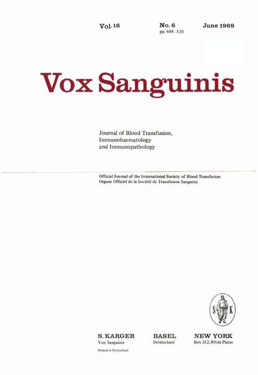 Incomplete Antibodies for A(1) Red Cells in Extracts of the Molluscs ...