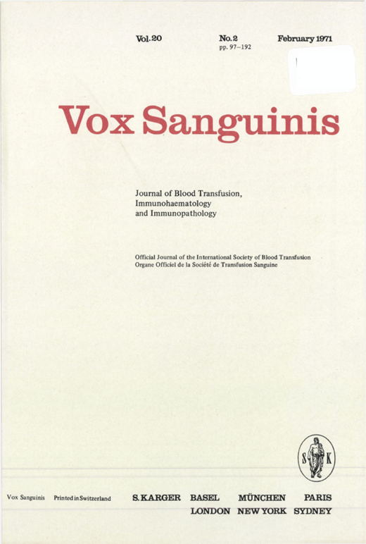 Immunogenetic Studies of Rhesus Monkeys | Vox Sanguinis | Karger Publishers