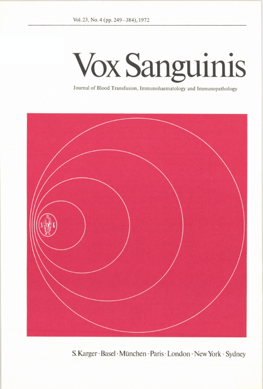 Chido-Substance in Plasma | Vox Sanguinis | Karger Publishers
