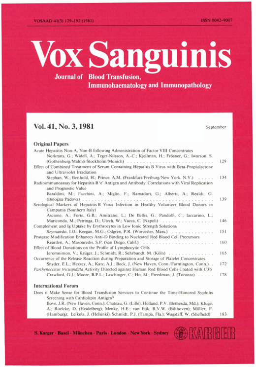 Effect of Combined Treatment of Serum Containing Hepatitis B Virus with ...