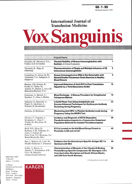 A Solid-Phase Test Using Antiglobulin and Enzyme-Enhanced Techniques ...