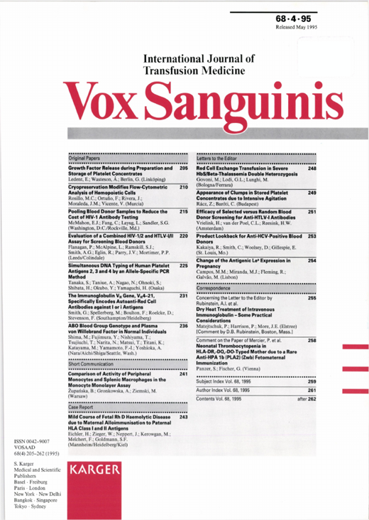 Red Cell Exchange Transfusion in Severe HbS/Beta-Thalassemia Double ...