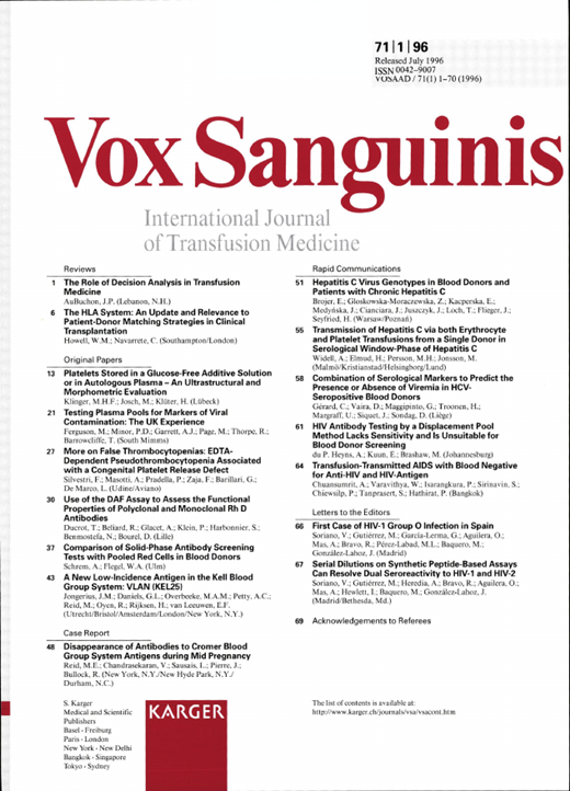 Comparison of Solid-Phase Antibody Screening Tests with Pooled Red ...