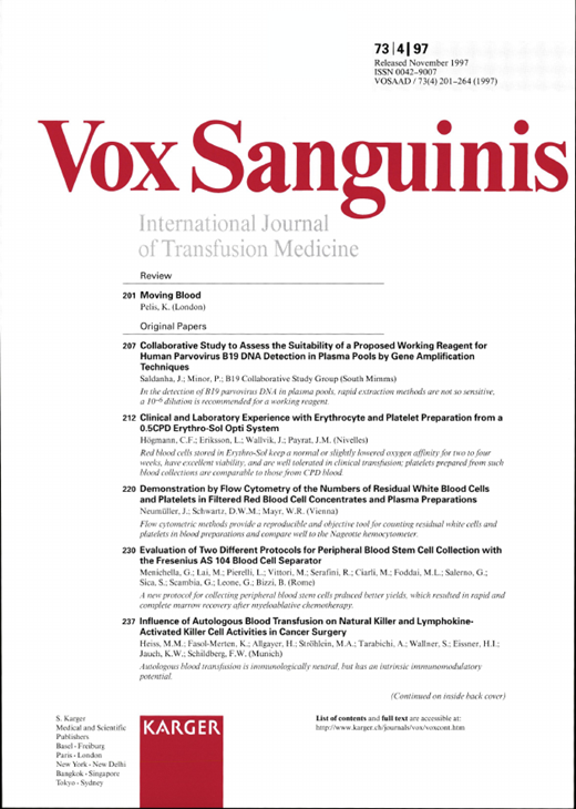 Detection of Irregular Red Cell Antibodies: More than 3 Years of ...