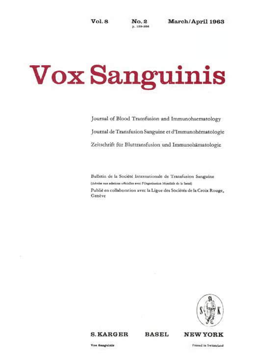Segregation of Mi^a with Ms | Vox Sanguinis | Karger Publishers