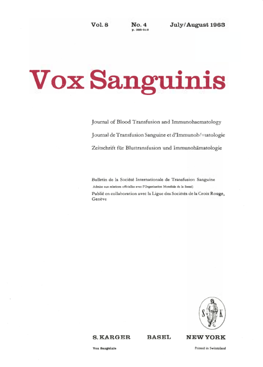 The Activation of Endogenous Plasma Proteolytic Enzymes | Vox Sanguinis ...