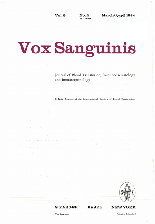 Five Examples of Red Cells with the Ax Subgroup of Blood Group A | Vox ...