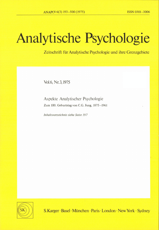 On Interpretation | Analytische Psychologie | Karger Publishers